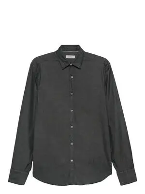 Canali Long-sleeve Button-fastening Shirt - Grey