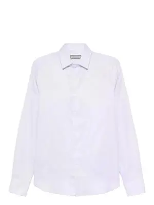 Canali Buttoned Cotton Shirt - Purple