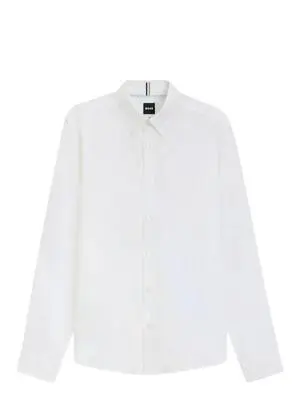 BOSS Button-up Long-sleeve Shirt - White