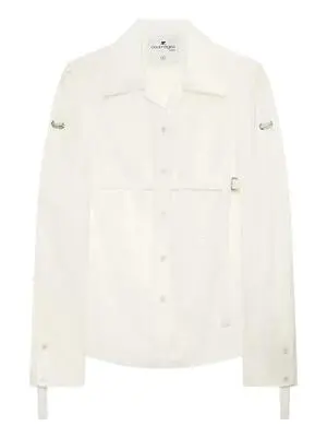 COURREGES Strap Shirt - White