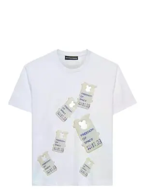 FREEDOM OF SPACE Freedom Locker T-shirt - White
