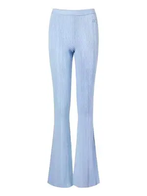 COURREGES Ribbed Trousers - Blue