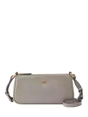Pinko Zip-fastening Leather Mini Bag - Grey