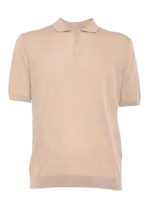 BALLANTYNE Short-sleeved Polo Shirt - Pink