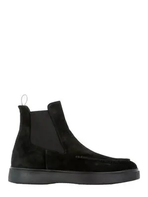 Officine Creative Suede Chelsea Boots - Black