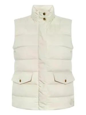 Moncler Besset Quilted Gilet - Neutrals