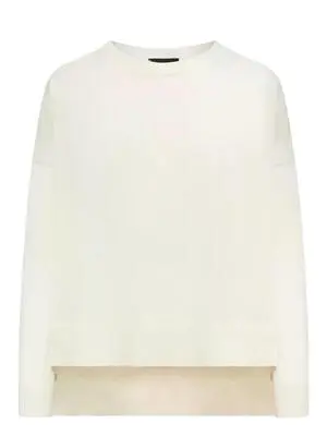 ROBERTO COLLINA Oversized Crew-neck Sweater - Neutrals