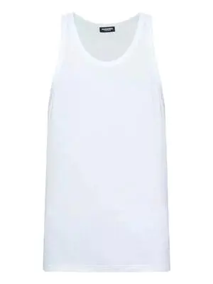 Dsquared2 Cotton Tank Top - White