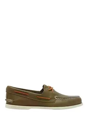 Sperry Leather Boat Shoes - Green