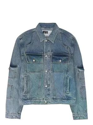 SP5DER Flap-pocket Denim Jacket - Blue
