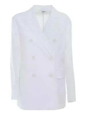 ASPESI Cotton-Linen Blend Double-Breasted Blazer