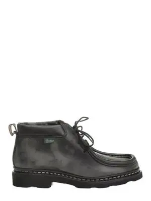 Paraboot Leather Lace-up Boots - Black