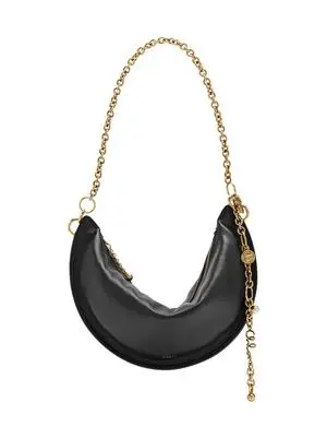 Chloé Leather Shoulder Bag - Black