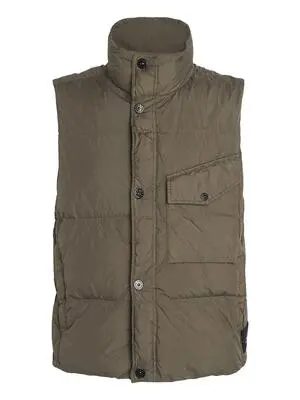 Stone Island Wind-resistant Down Gilet - Green