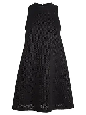 Max Mara Mesh Jersey Mini Dress - Black