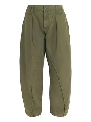 JW Anderson Cotton Twisted Seam Trousers - Green