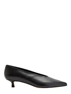AeydĒ Clara Leather Pumps - Black