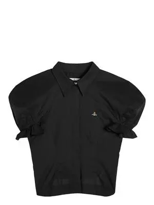 VIVIENNE WESTWOOD Puff-sleeve Cotton Blouse - Black