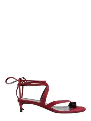 Khaite Aimee 35 Strappy Sandals - Burgundy