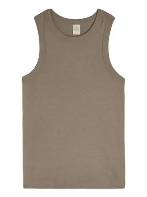 FLORE FLORE Hannah Cotton Tank - Grey