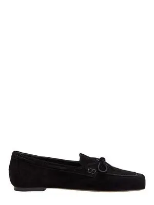 AeydĒ Jasper Suede Loafers - Black