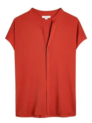 VINCE Stretch-Silk Blouse
