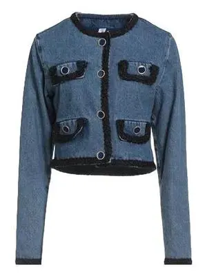 LIU •JO Denim Trucker Jacket - Blue