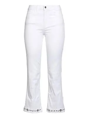 LIU •JO Cotton-blend Flared Jeans - White
