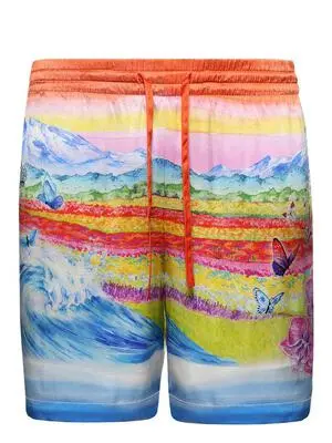 Casablanca Drawstring Shorts - Multi