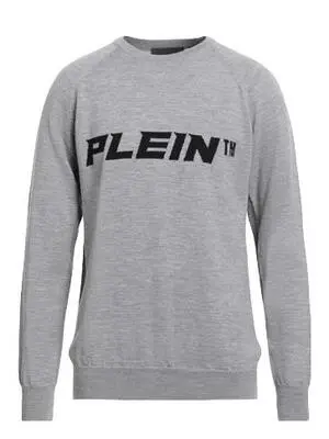 Philipp Plein Light Wool Crewneck Sweater - Grey