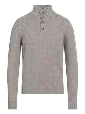 ARAGONA Sweater In Baby Alpaca Wool And Merino Wool - Grey
