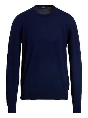 DRUMOHR Slate Merino Wool Sweater - Navy