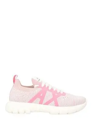 Armani Exchange Knitted Low-top Sneakers - Pink