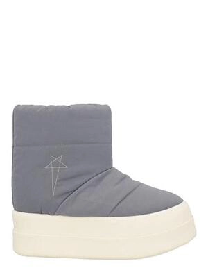 Rick Owens DRKSHDW By Rick Owens Padded Flatform Ankle Boots Grey