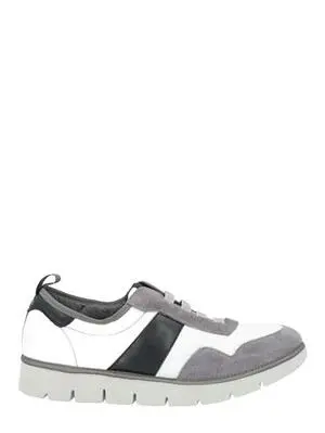 PANCHIC Leather And Nylon Sneakers Off White