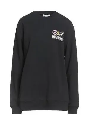 Moschino Cotton French Terry Sweatshirt - Black