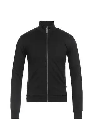 Dolce & Gabbana Sweatshirt With Leather Trims - Black