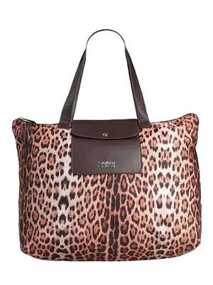 Roberto Cavalli Leopard Print Shopper Bag - Brown