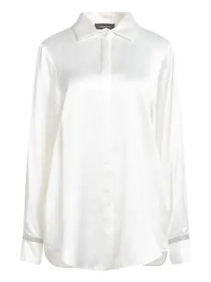 FABIANA FILIPPI Satin Shirt With Appliqués