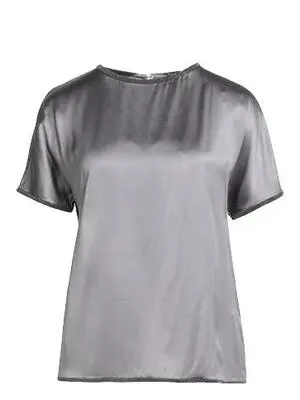 Fabiana Filippi Viscose Top With Appliqués - Grey