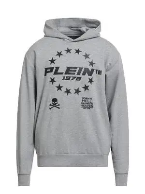 Philipp Plein Hooded Cotton Sweatshirt - Grey