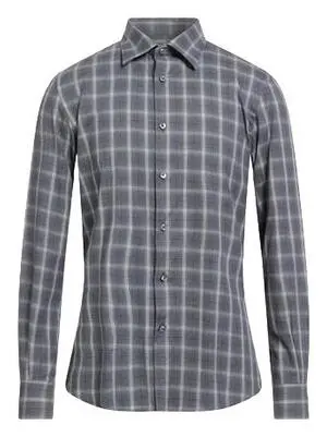 PRIMO EMPORIO Man Shirt Slate Blue Size L Cotton