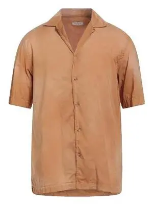 PAOLO PECORA Shirt Camel Size Cotton - Beige