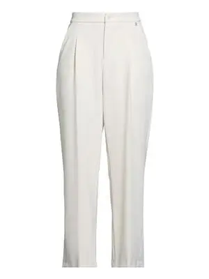 LIU •JO Straight-leg High-waisted Pants - White