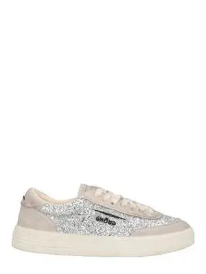 GHOUD VENICE Low-top Glittered Sneakers - Silver
