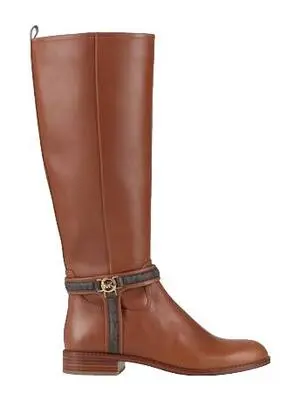 Michael Kors Leather Riding Boots - Brown