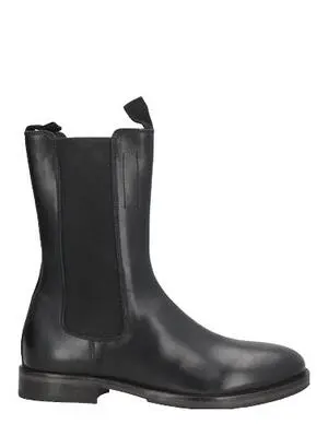 Moma Calfskin Ankle Boots - Black
