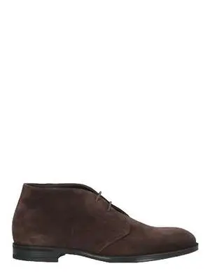 DOUCAL'S Suede Desert Ankle Boots - Brown