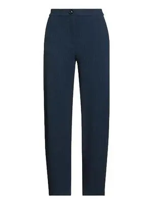 Emporio Armani Tapered Pants With High Waisted Design - Navy