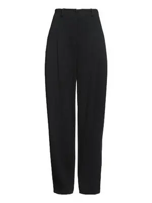 Emporio Armani Straight-leg Jersey Trousers - Black